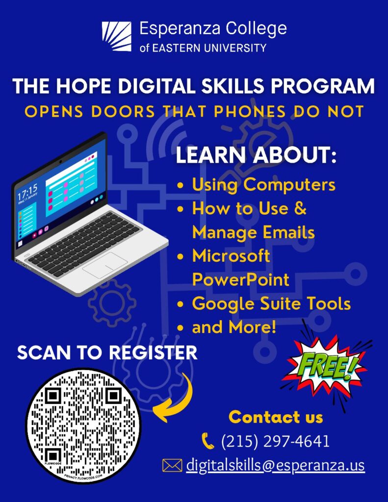 Hope Digital Skills Program – Esperanza College of Eastern University